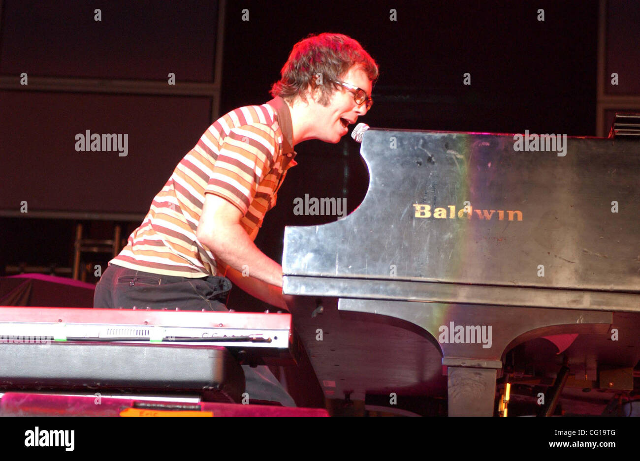 Singer Ben Folds performs at the Walnut Creek Amphitheater in Raleigh ...
