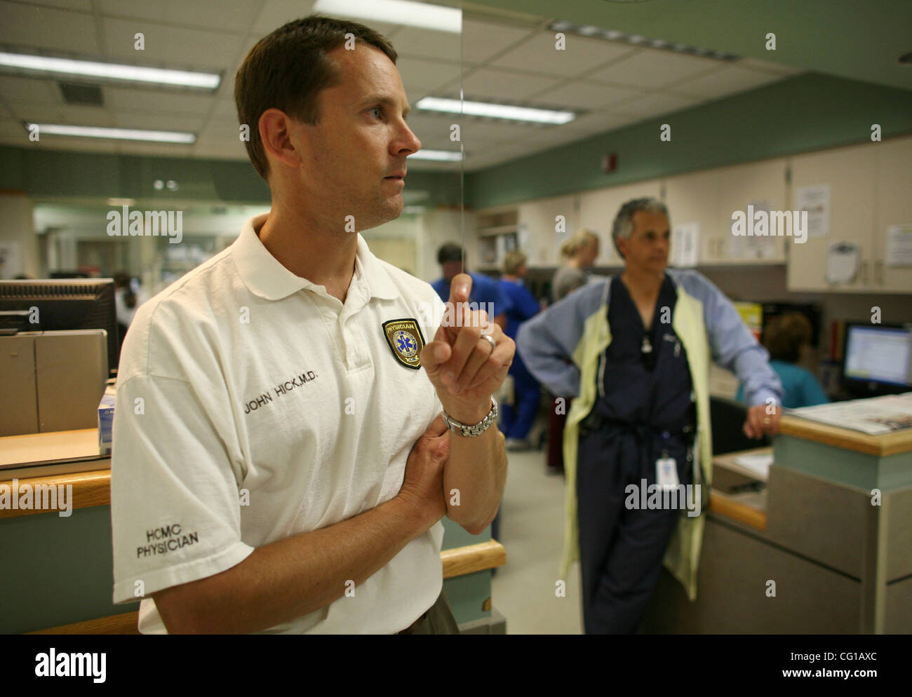 Dr. John Hick in the HCMC ER Thursday afternoon. GENERAL INFORMATION ...