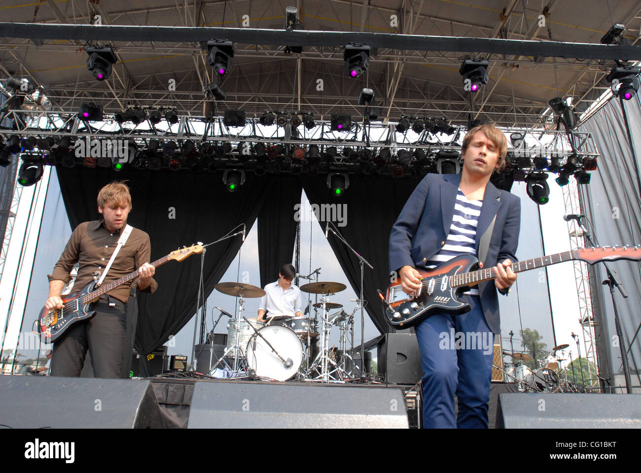 Aug 04, 2007 - Baltimore, MD, USA - (L-R) Bass Guitarist BJORN YTTLING ...