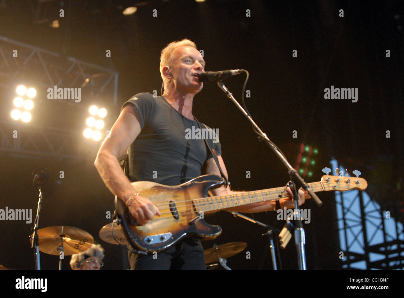 Aug. 4, 2007 Baltimore, MD; USA, Bass Guitarist STING of the band The ...
