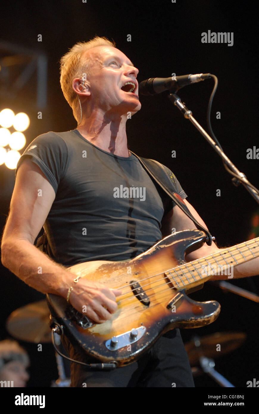 Aug. 4, 2007 Baltimore, MD; USA, Bass Guitarist STING of the band The ...