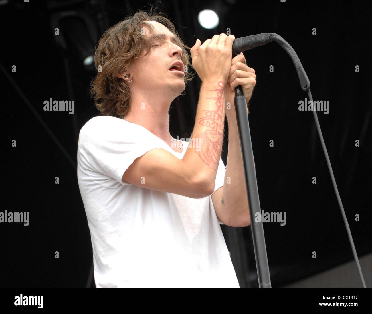 Incubus singer brandon boyd performs hi-res stock photography and ...