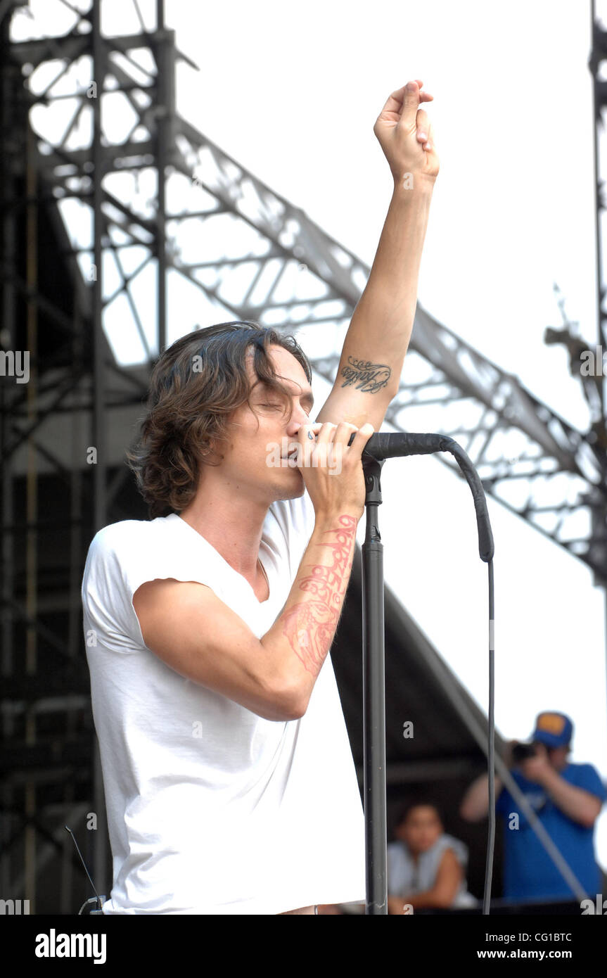 Incubus singer brandon boyd performs hi-res stock photography and ...