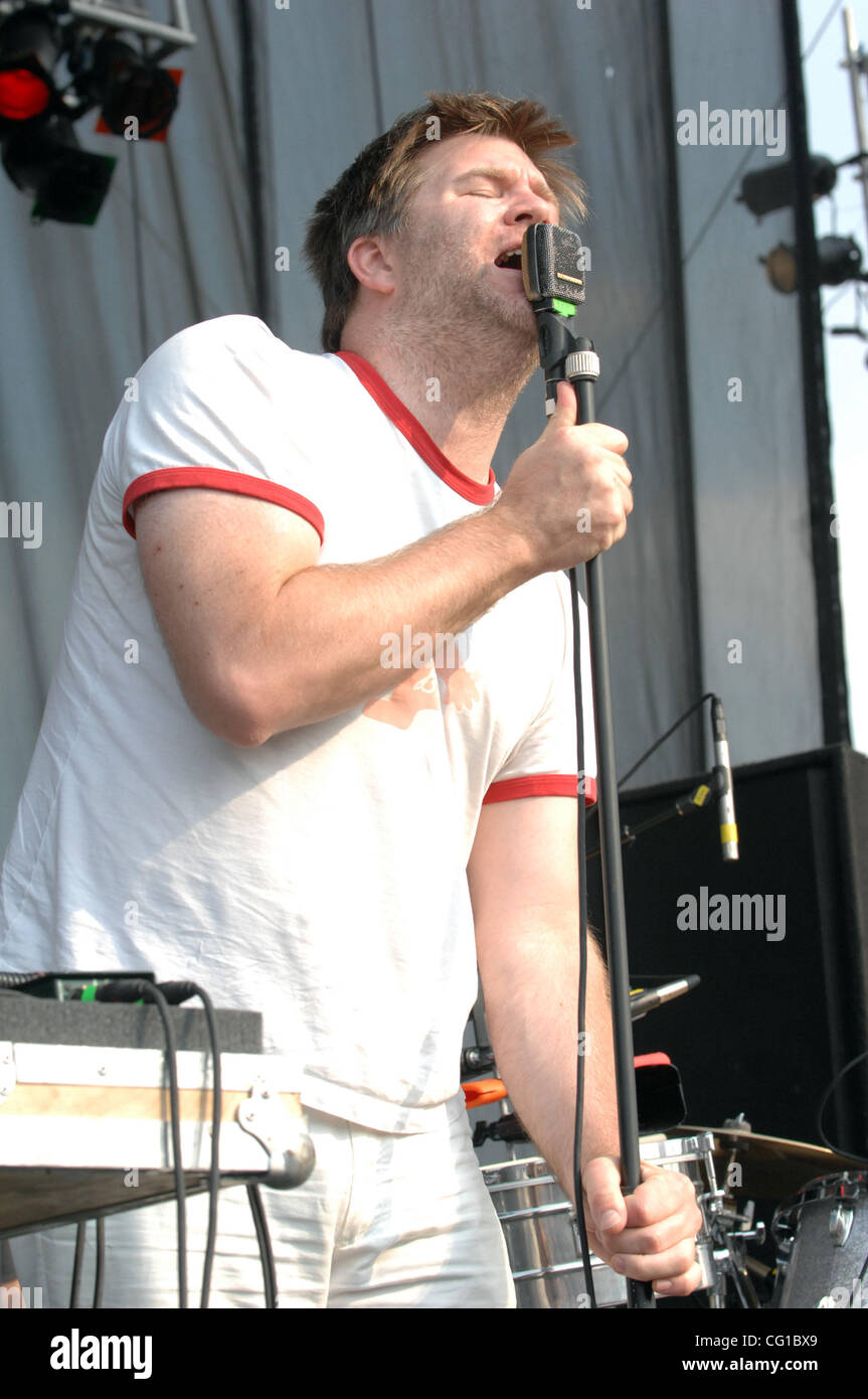 Aug 04, 2007 - Baltimore, MD, USA - Musician JAMES MURPHY of the band ...