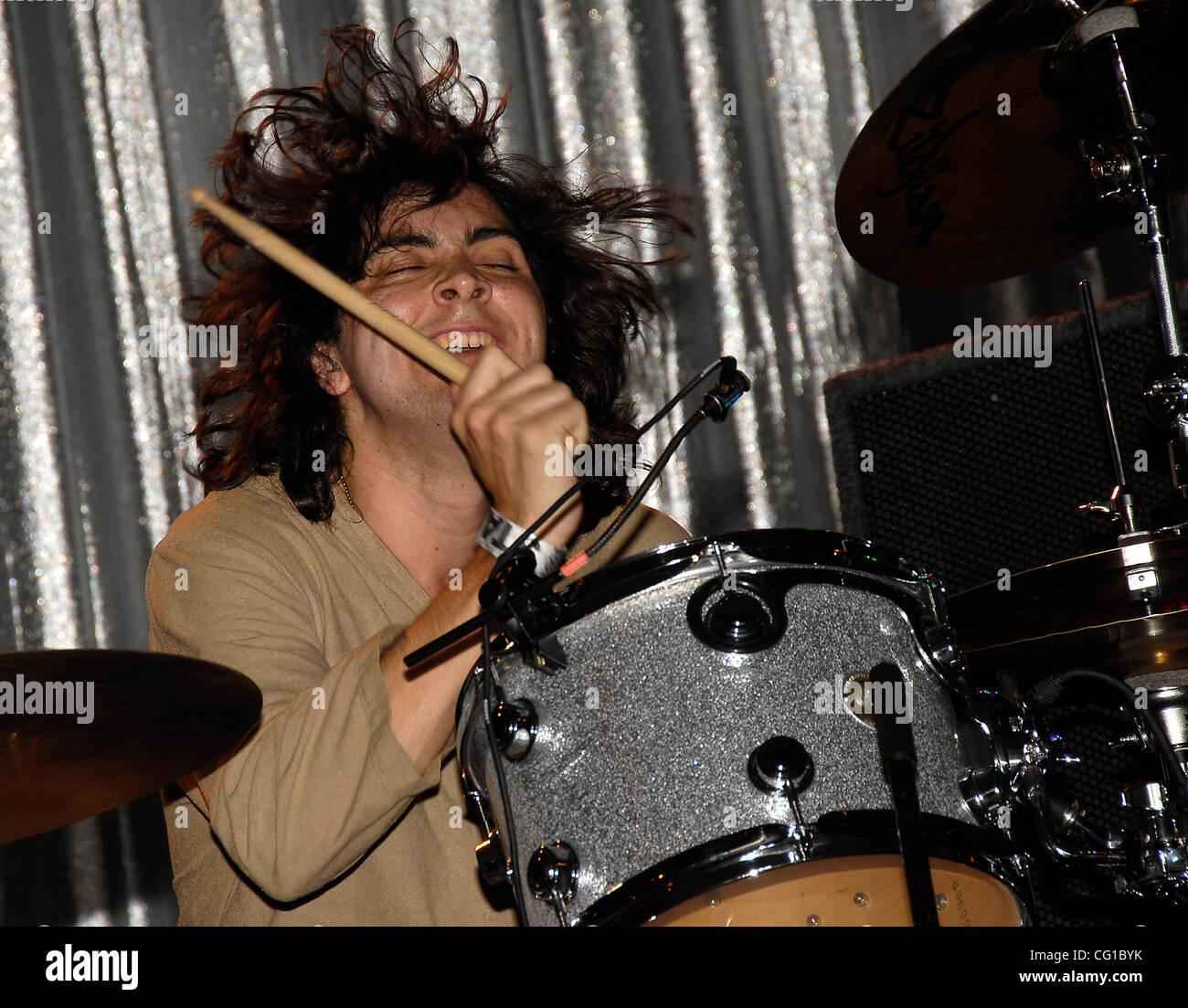 August 4, 2007; Carson, CA, USA; Musician TONY CUPITO, of 'The Shys ...