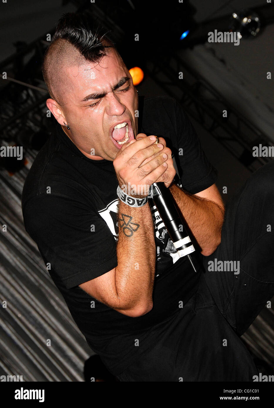 August 4, 2007; Carson, CA, USA; Musician EFREM SCHULTZ, of 'Death By ...