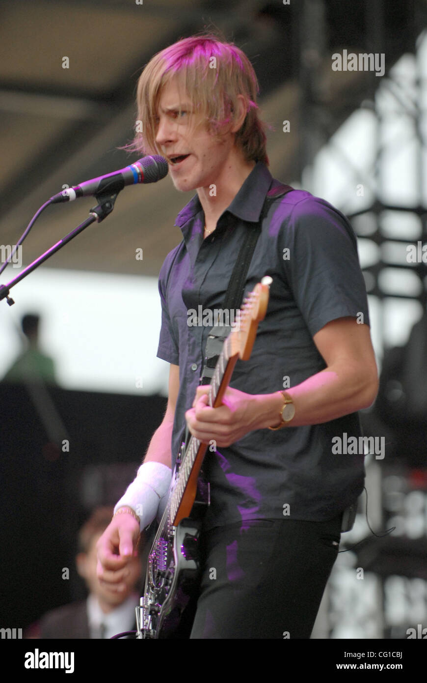 Aug. 5, 2007 Baltimore, MD; USA, Singer / Guitarist PAUL BANKS of the ...