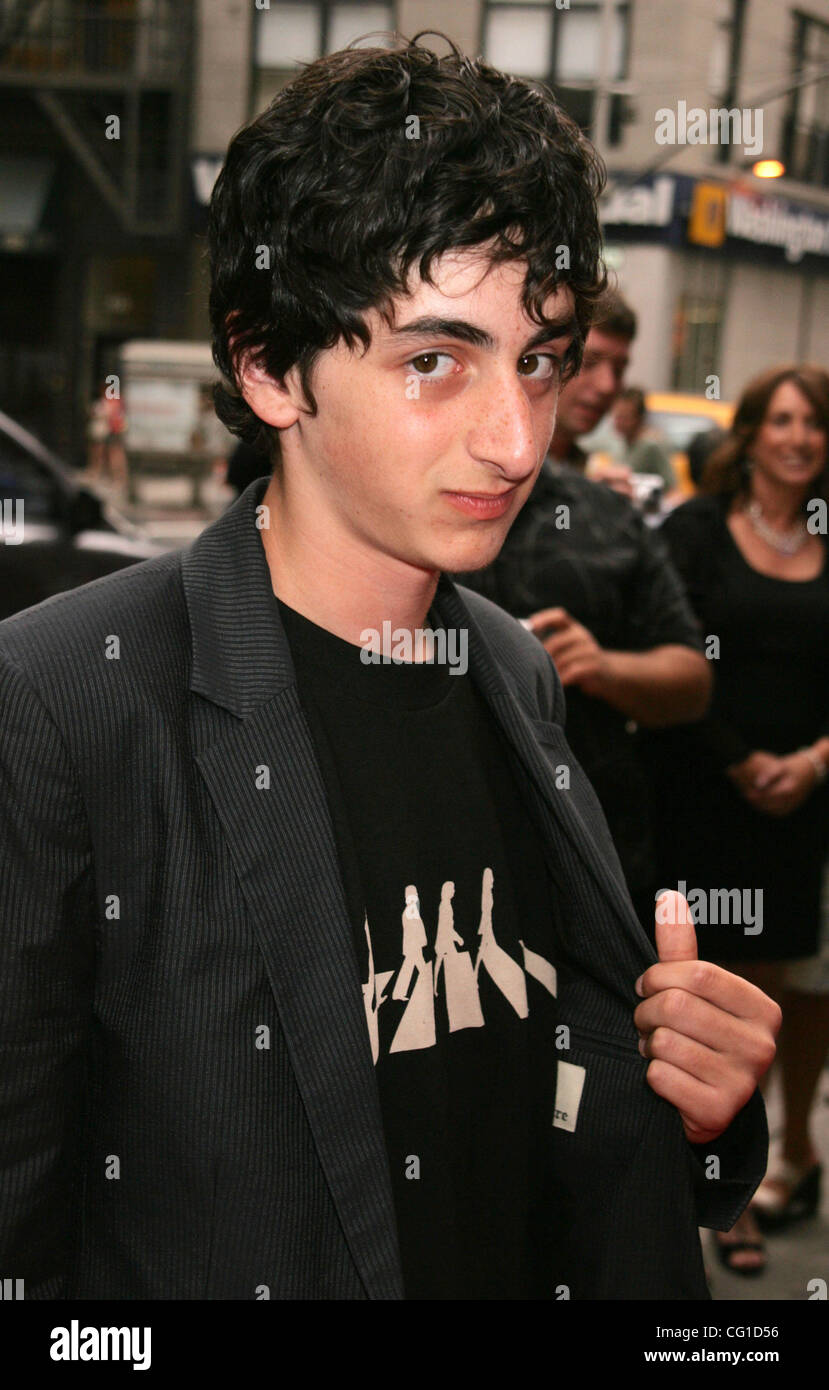 Aug 07, 2007 - New York, NY, USA - Actor JOSH KAYE at the New York ...