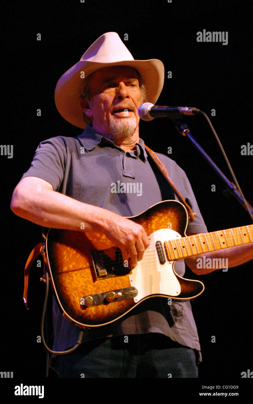 Aug 08, 2007 - Raleigh, NC, USA - Legendary Musician MERLE HAGGARD ...