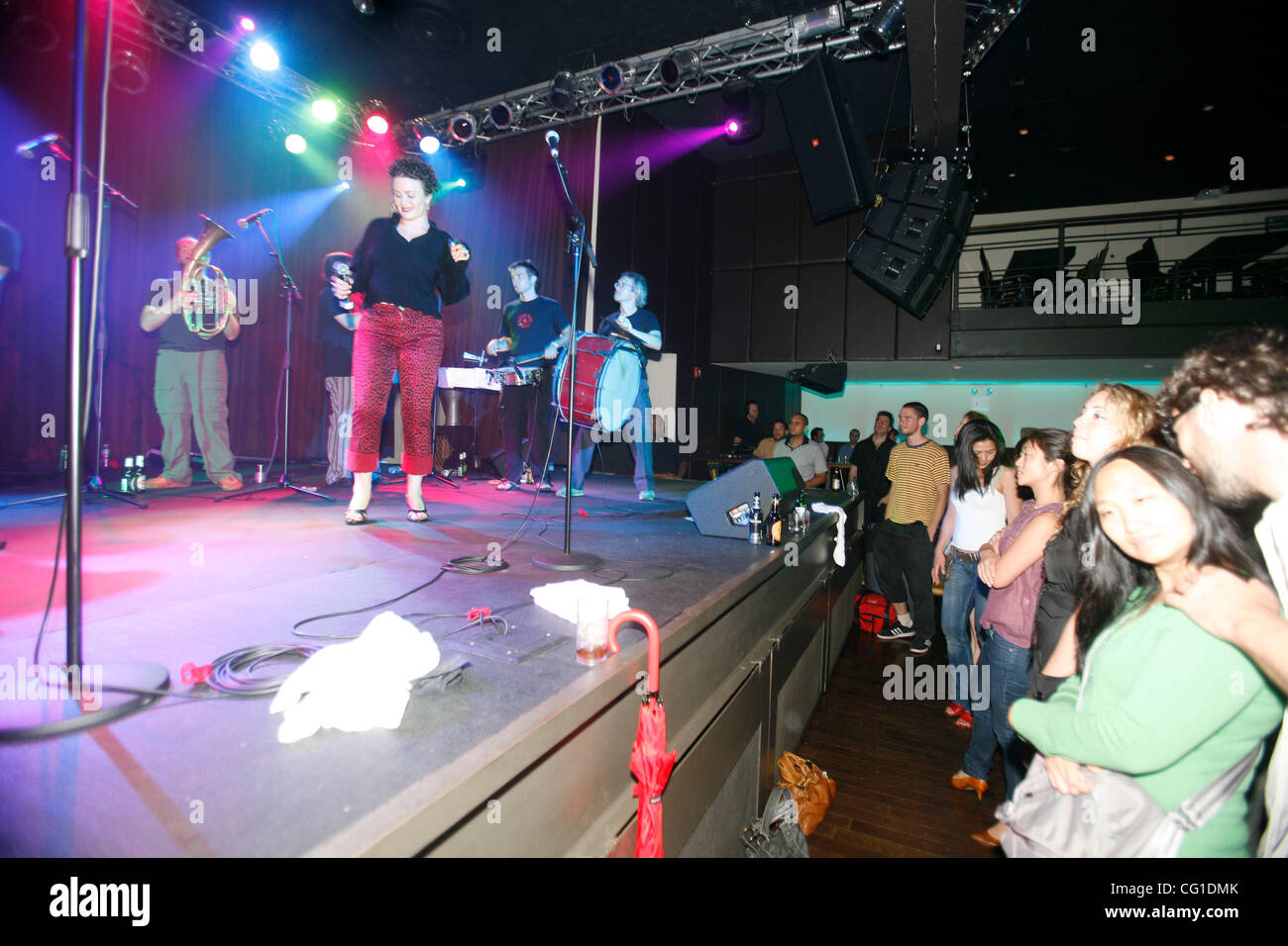 The crowd and atmosphere at The Highline Ballroom on August 9,2007. The ...