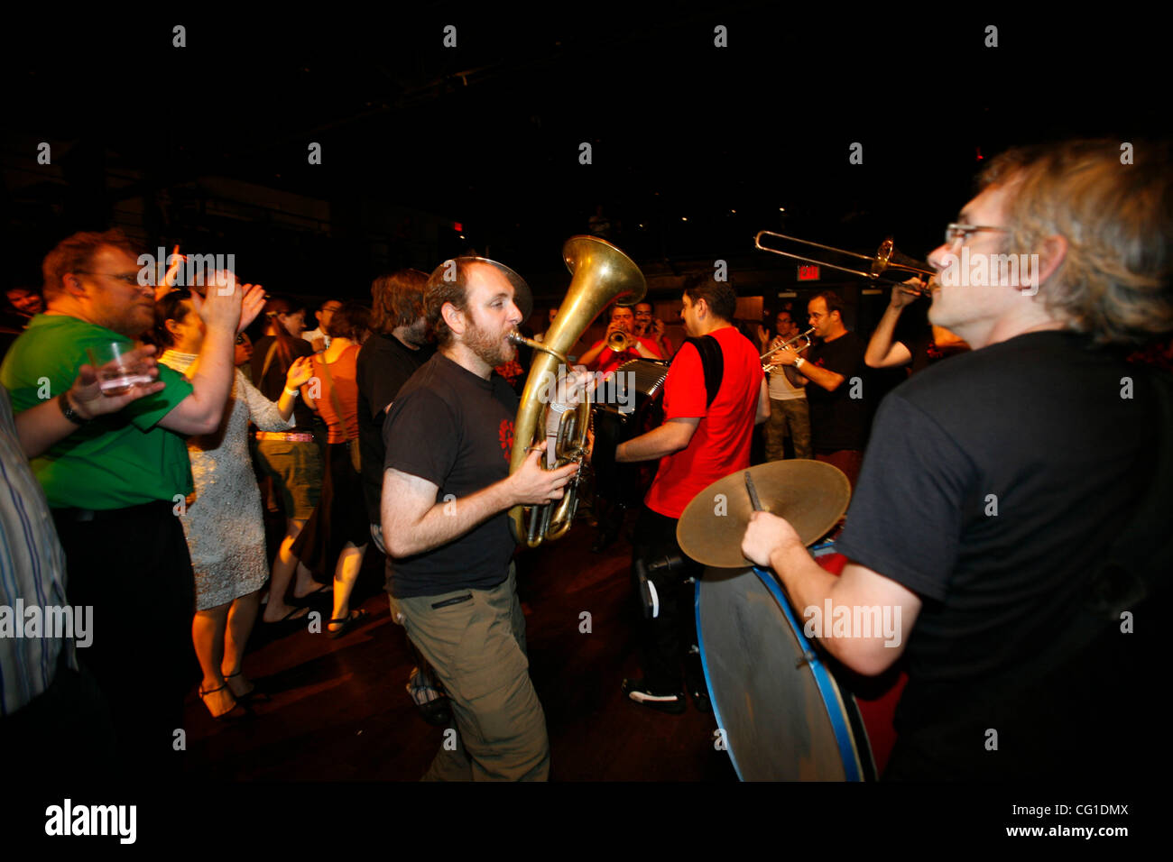 The crowd and atmosphere at The Highline Ballroom on August 9,2007. The ...