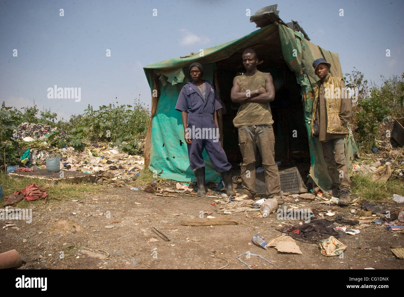 Next to one of Nairobi's largest slums [ Mathare ] is Dandora Dumpsite ...