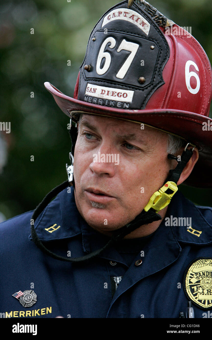 August 9, 2007, San Diego, California, USA Capt. Mike Merriken, a ...