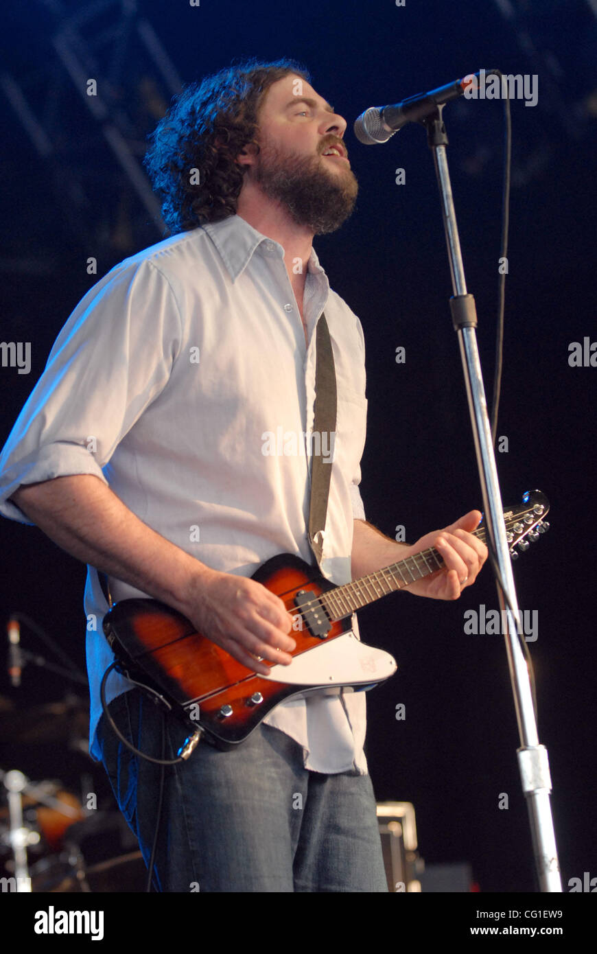 Aug. 11, 2007 Raleigh, NC; USA, Guitarist PATTERSON HOOD of the band ...