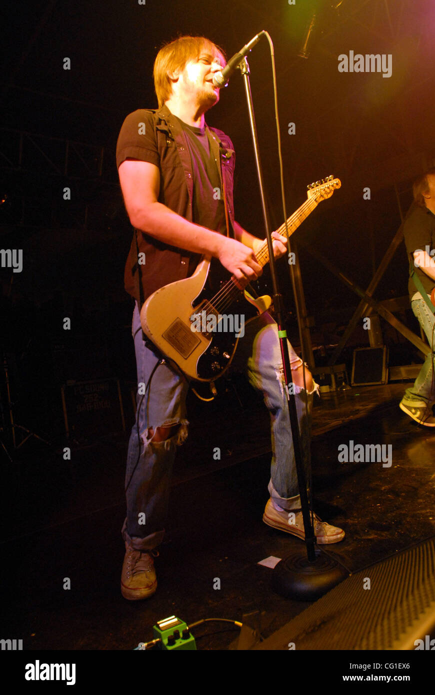 Aug. 11, 2007 Raleigh, NC; USA, Singer / Guitarist DAVID PIRNER of the ...