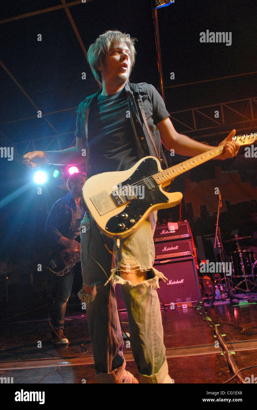 Aug. 11, 2007 Raleigh, NC; USA, Singer / Guitarist DAVID PIRNER of the ...