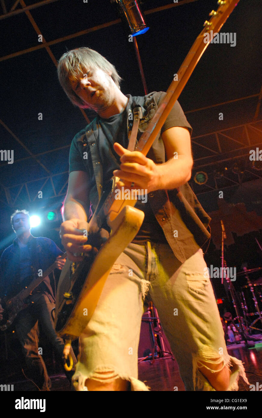 Aug. 11, 2007 Raleigh, NC; USA, Singer / Guitarist DAVID PIRNER of the ...