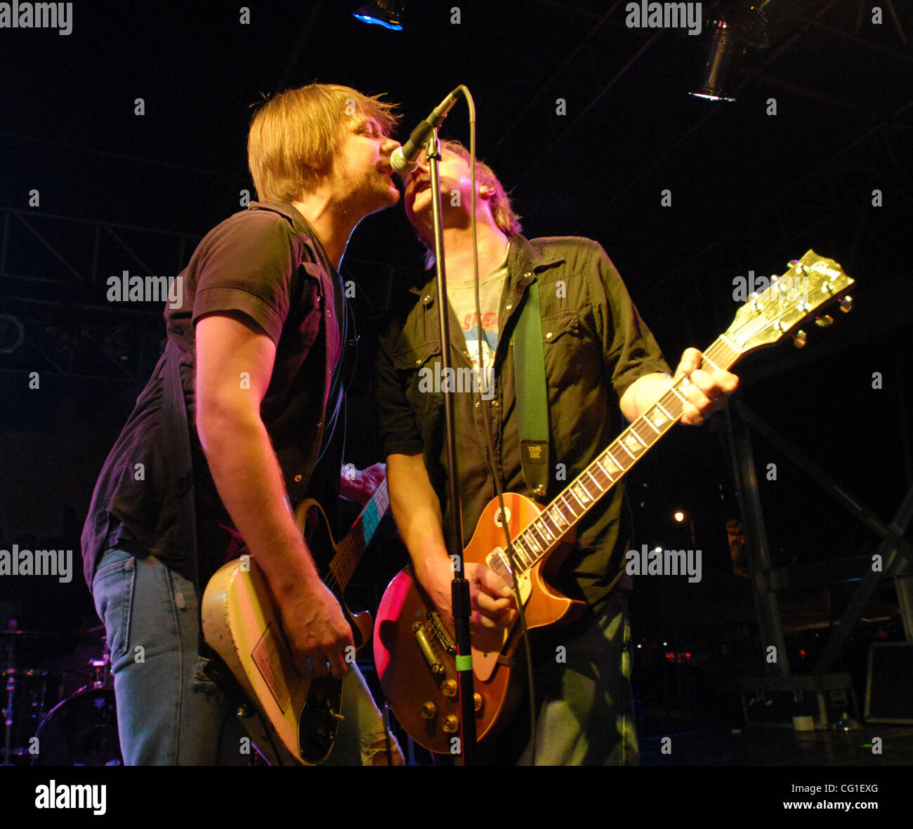 Aug. 11, 2007 Raleigh, NC; USA, (L-R) Singer / Guitarist DAVID PIRNER ...
