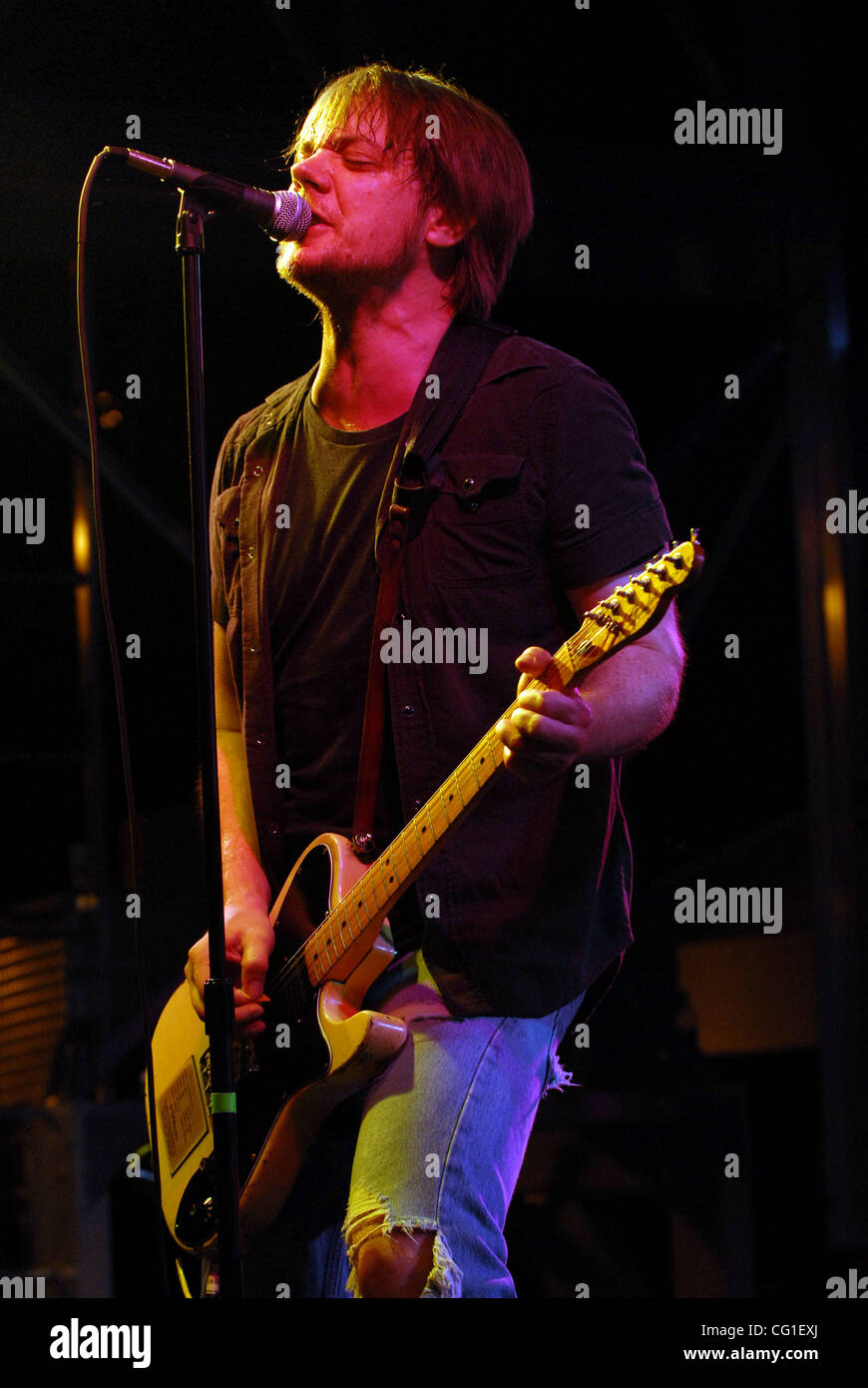 Aug. 11, 2007 Raleigh, NC; USA, Singer / Guitarist DAVID PIRNER of the ...