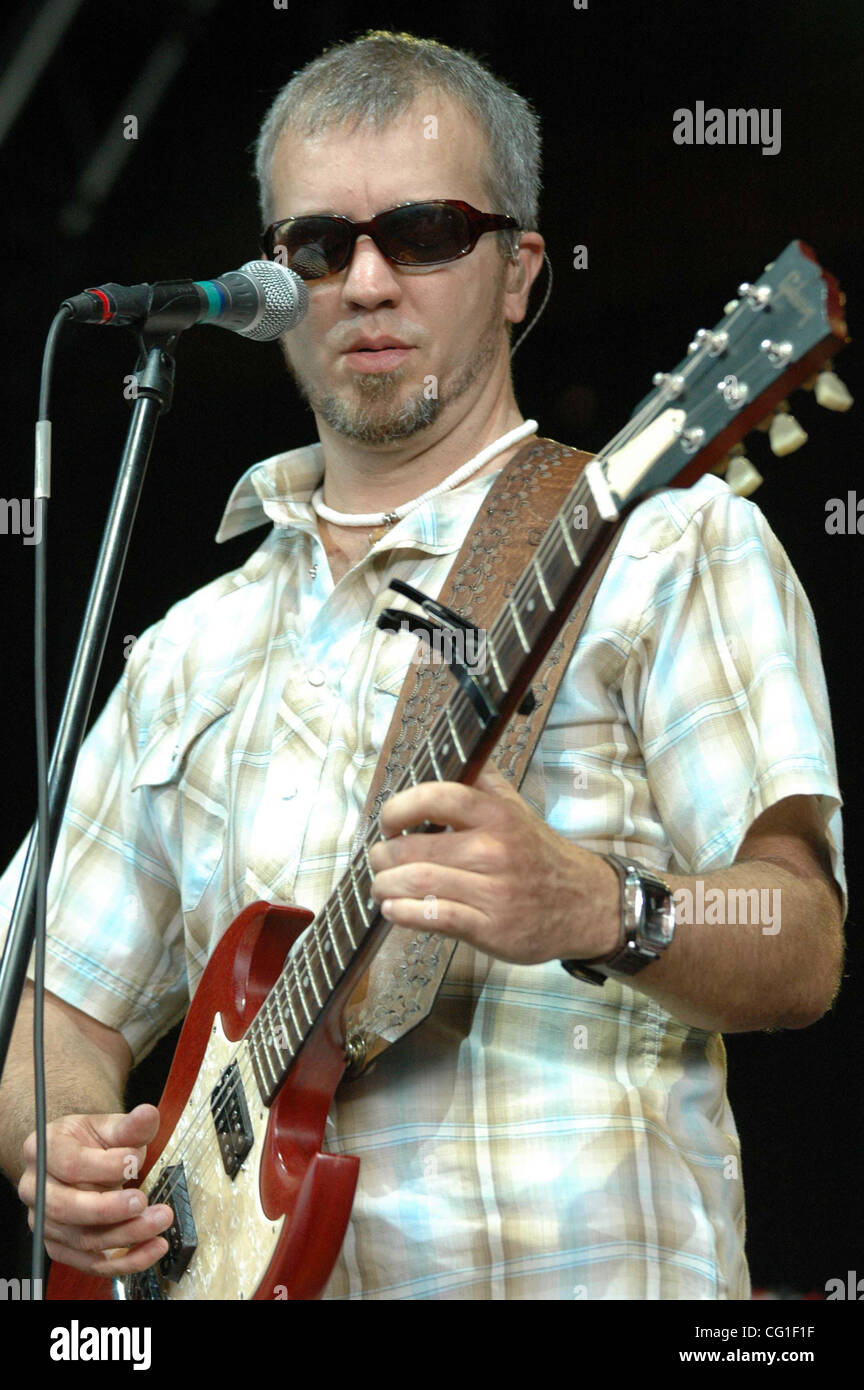 Singer JJ Grey performs at the Walnut Creek Amphitheatre in Raleigh, NC ...