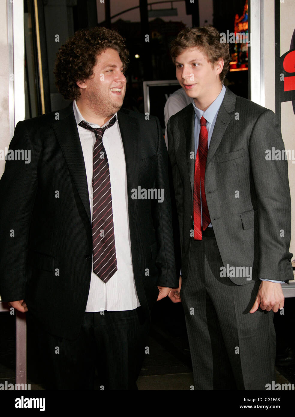 Jonah hill and michael cera hi-res stock photography and images - Alamy