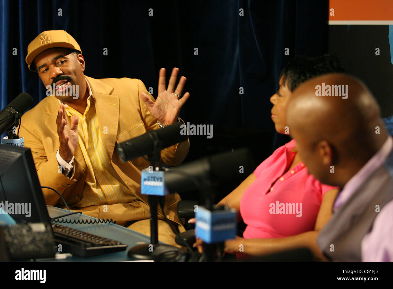 "The Steve Harvey morning show" that airs on WBLS 107.5 in New York ...