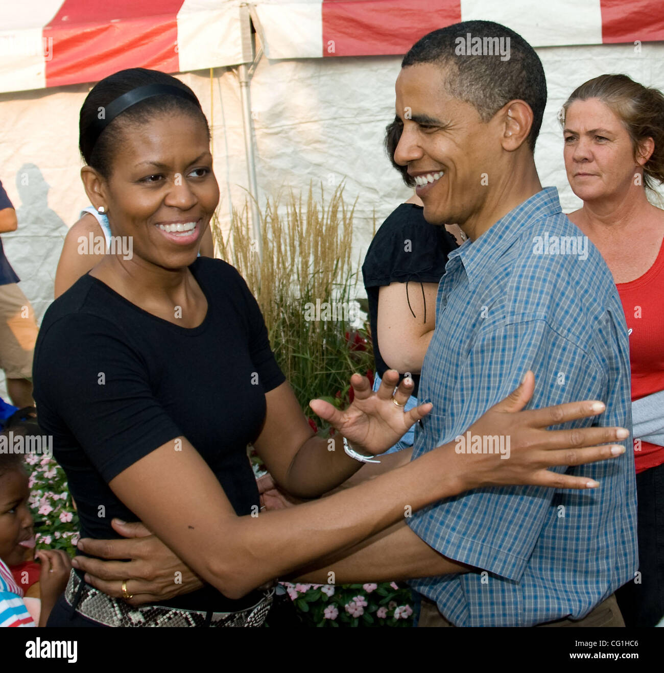 Barack and michelle obama 2007 hi-res stock photography and images - Alamy