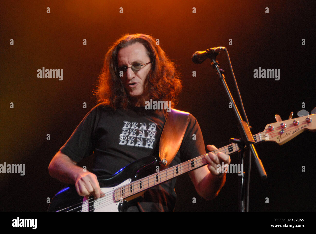 Sep 17, 2007; New York, NY, USA; GETTY LEE and RUSH performing live in ...