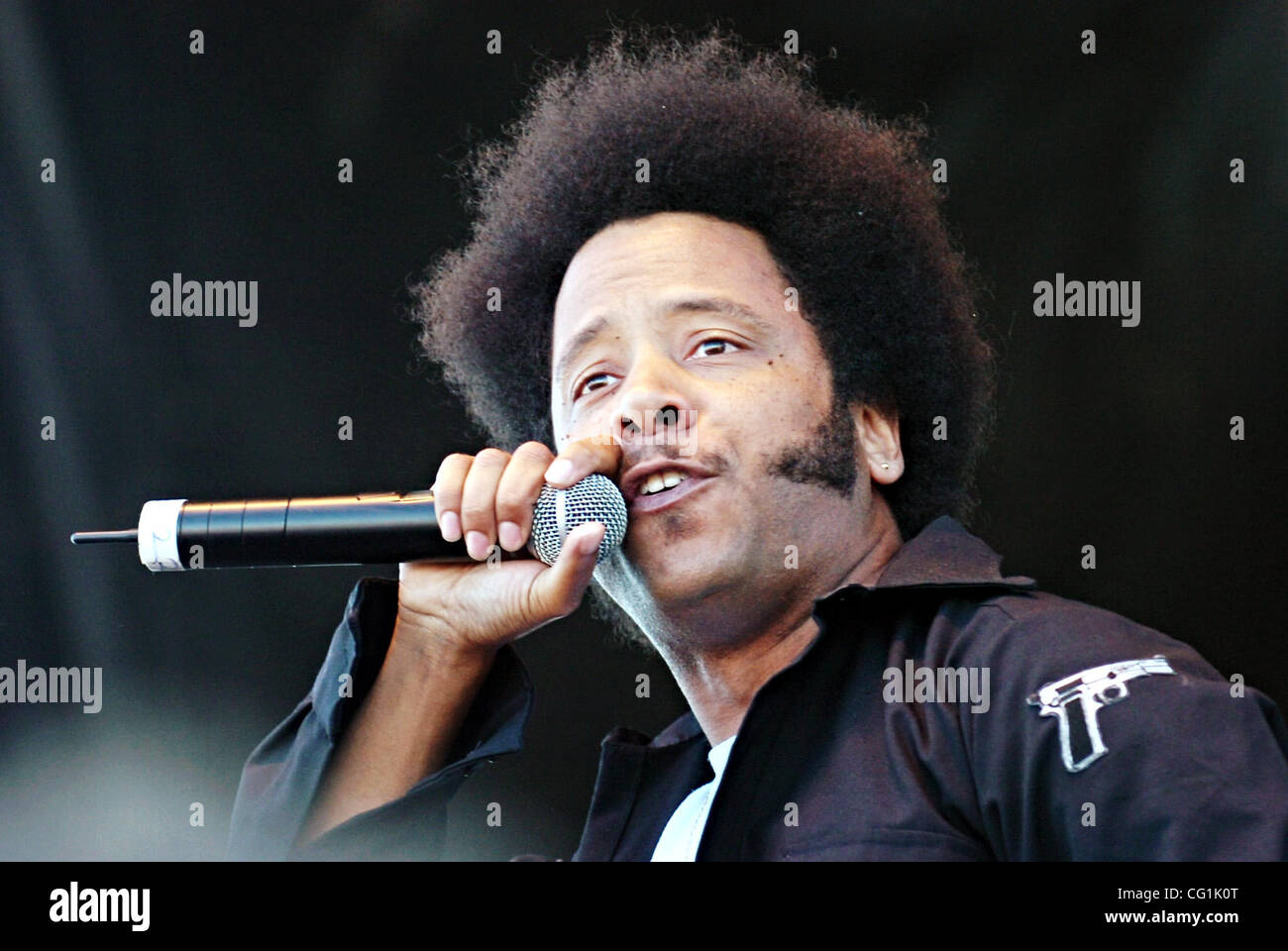 August 18th, 2007 - San Francisco, CA, USA - Boots Riley performs with ...