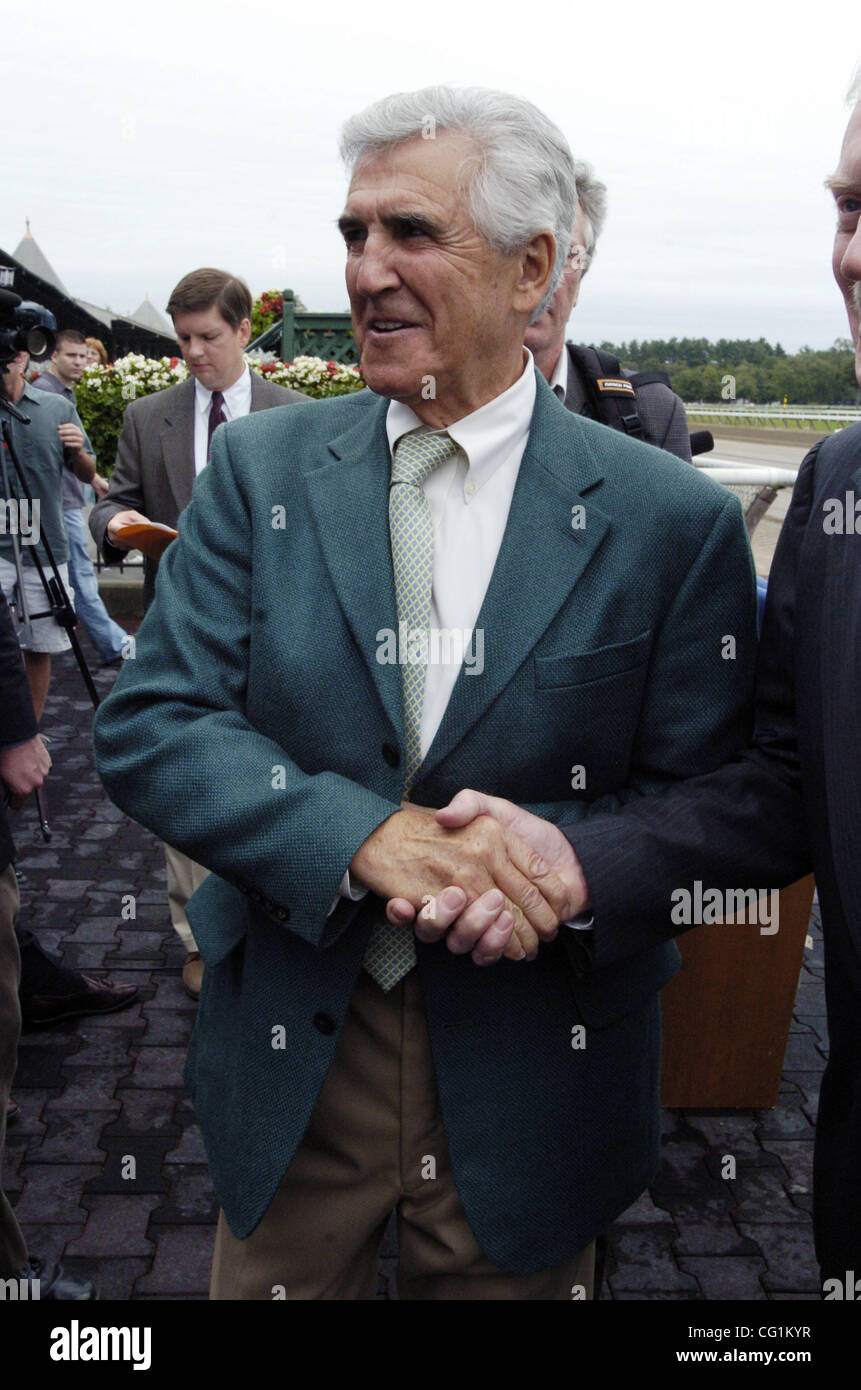 Saratoga Day 25. NY State Senate Majority Leader Joseph Bruno joins ...