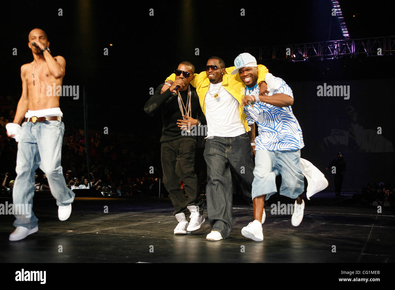 The Scream Tour at Madison Square Garden on August 22, 2007. The finale ...