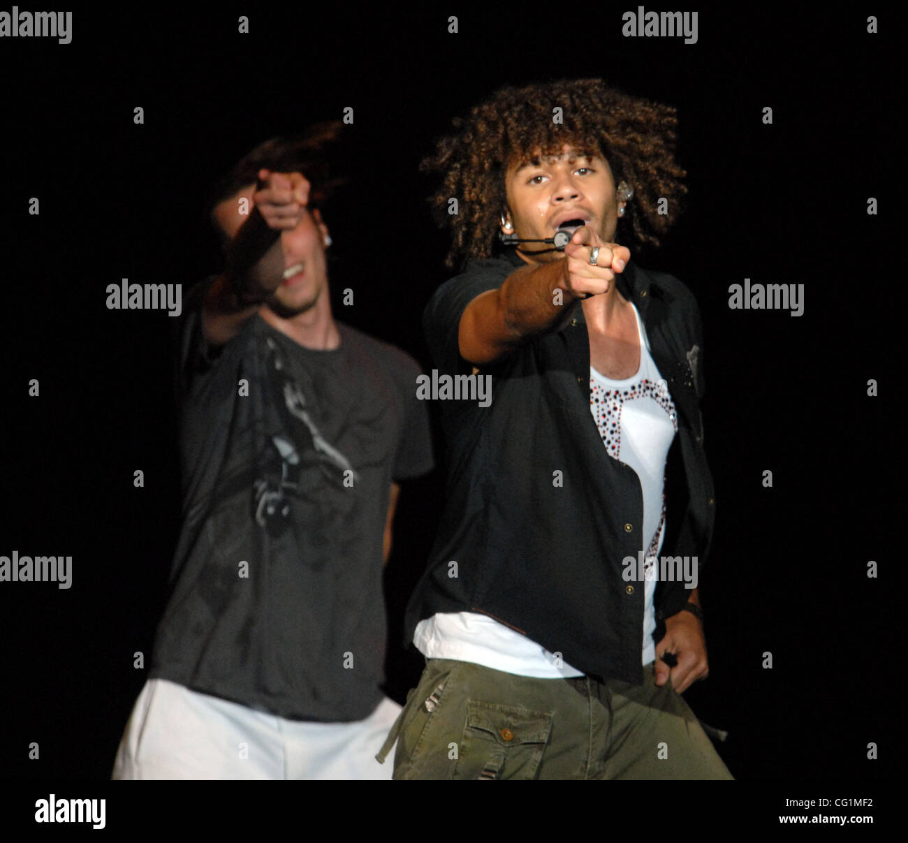 Aug. 22, 2007 Raleigh, NC; USA, Singer CORBIN BLEU performs live as his ...
