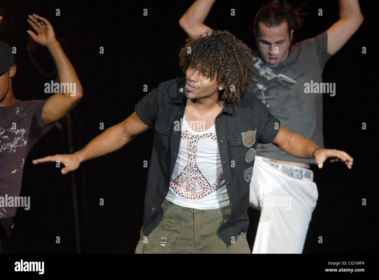 Aug. 22, 2007 Raleigh, NC; USA, Singer CORBIN BLEU performs live as his ...