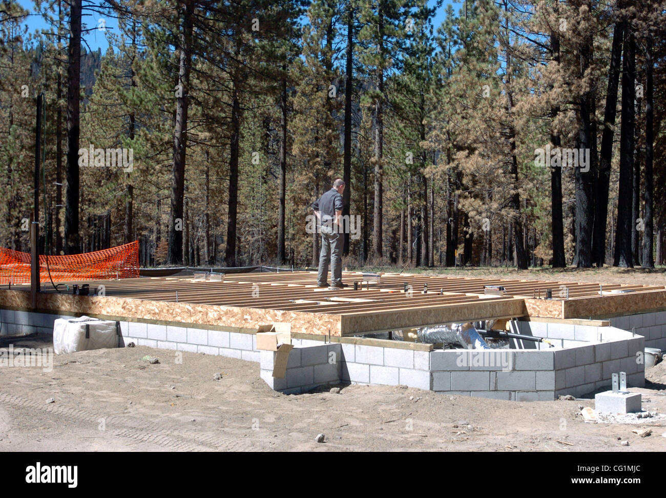 Stan Freeman stands on what will become his new home in South Lake ...