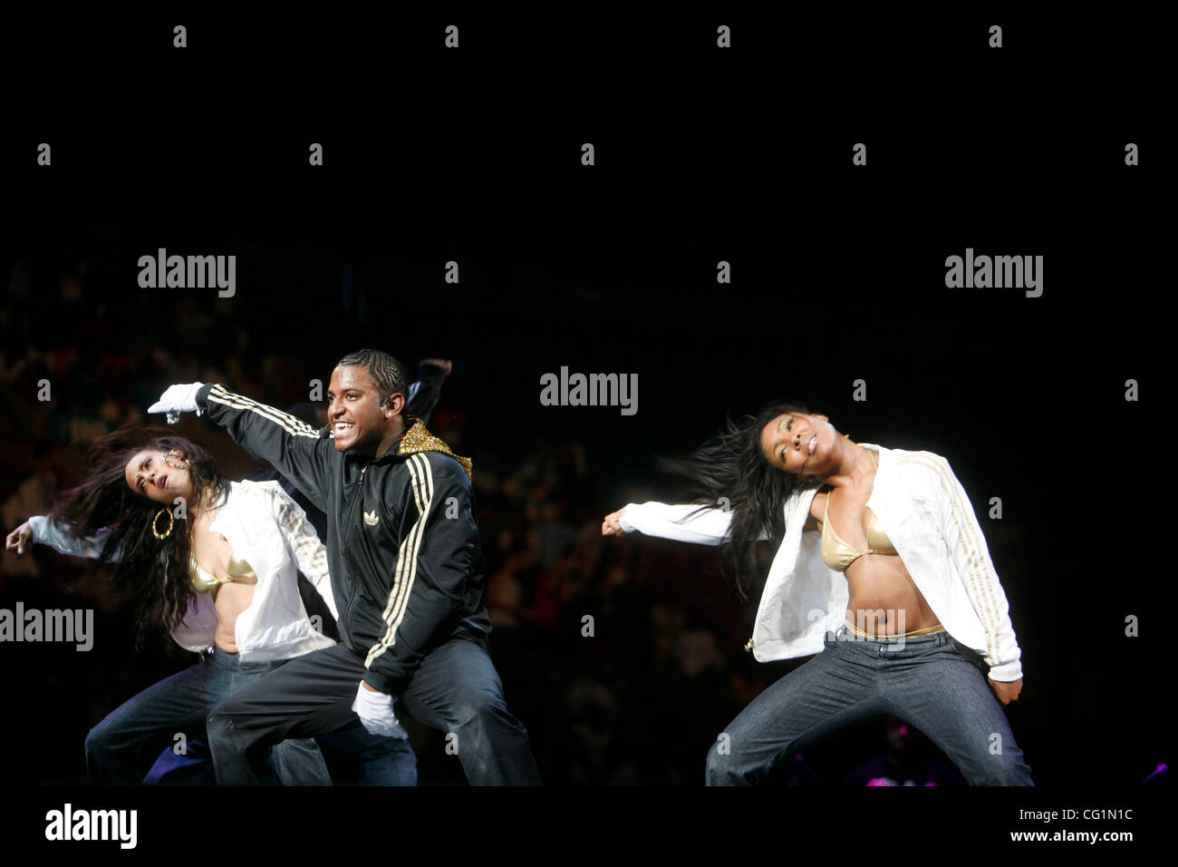 Lloyd performing at The Scream Tour at Madison Square Garden on August ...