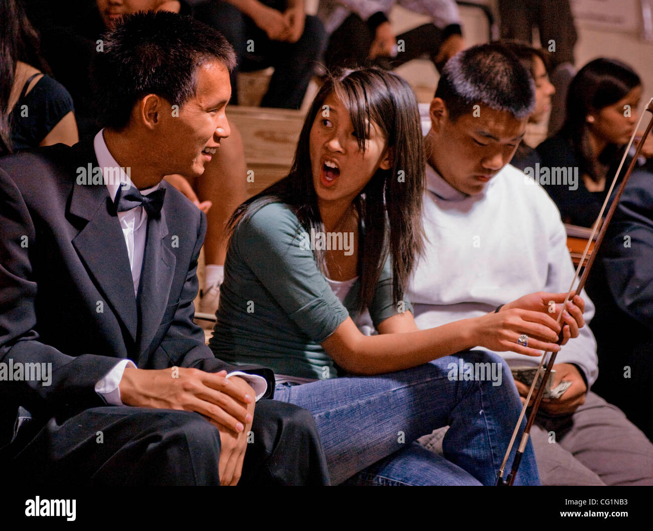 Asian teens band hi-res stock photography and images - Alamy