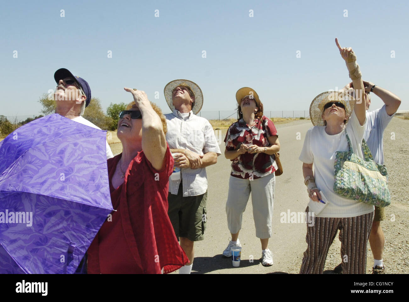 Friends and family watch 90 Royal Yocum as he comes in site after ...