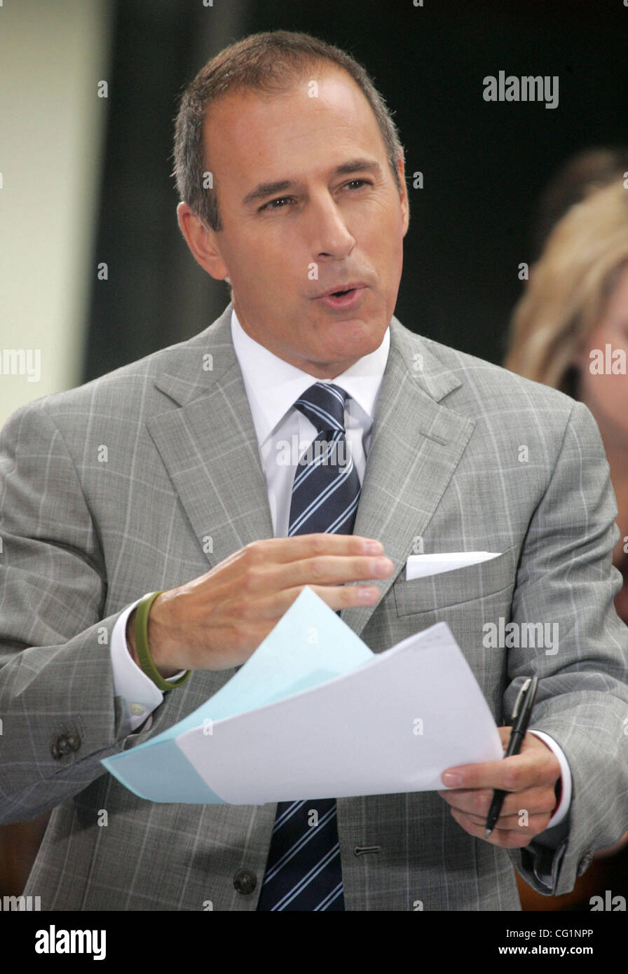 Aug 24, 2007 - New York, NY, USA - 'Today' show co-host MATT LAUER at ...
