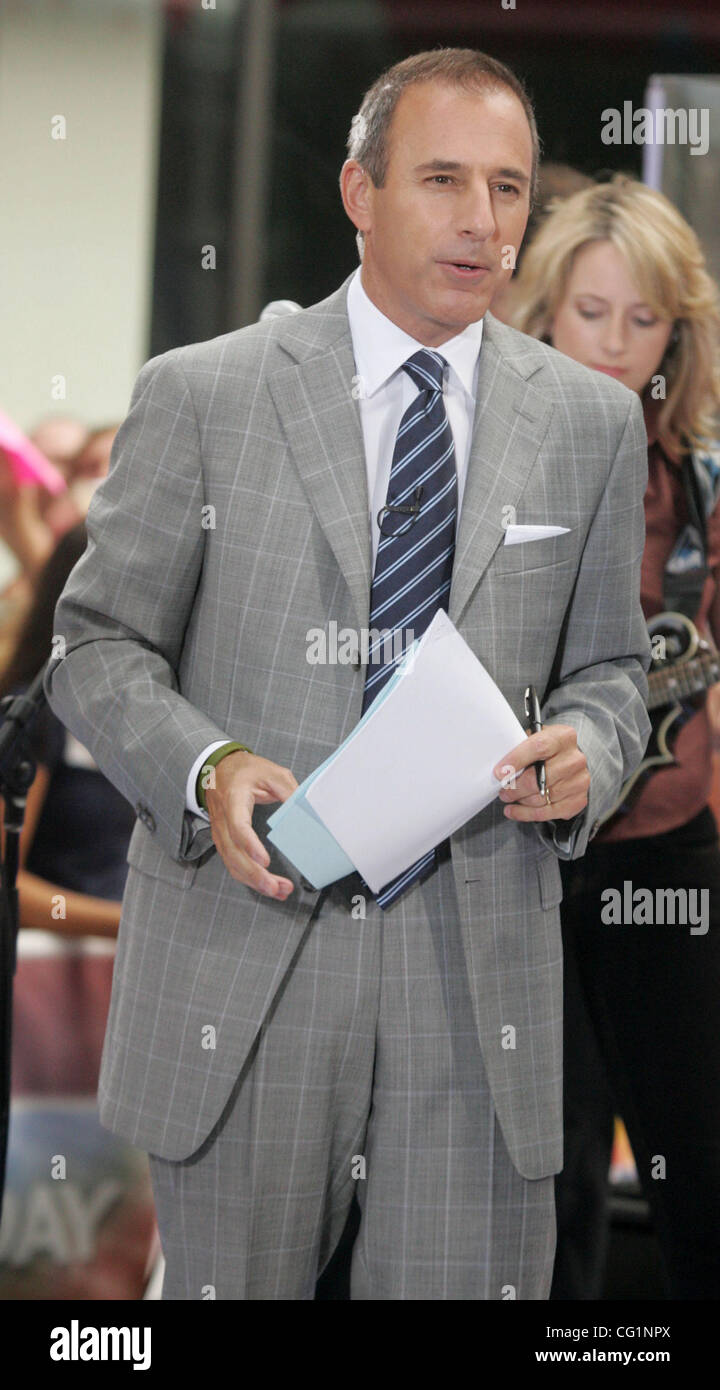 Aug 24, 2007 - New York, NY, USA - 'Today' show co-host MATT LAUER at ...