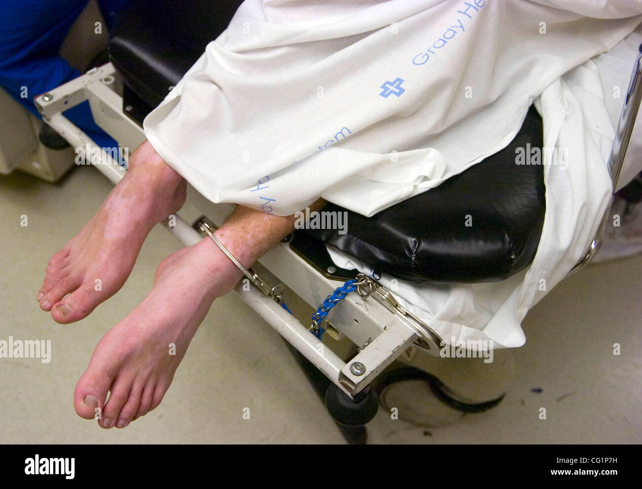 Shackled patient hi-res stock photography and images - Alamy