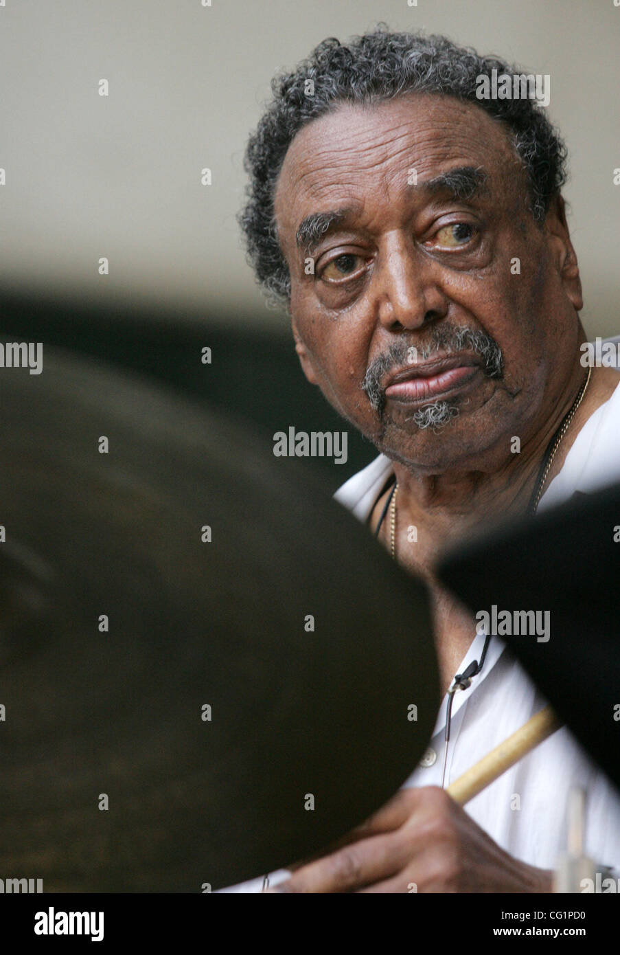 Aug 25, 2007 - New York, NY, USA - Jazz Master drummer CHICO HAMILTON ...