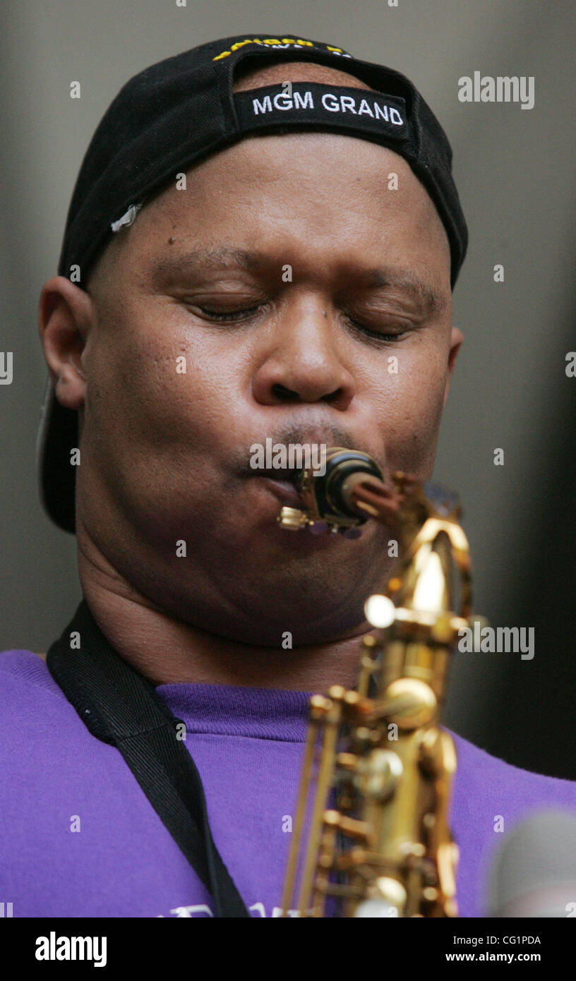 Aug 25, 2007 - New York, NY, USA - Saxophonist STEVE COLEMAN performs ...