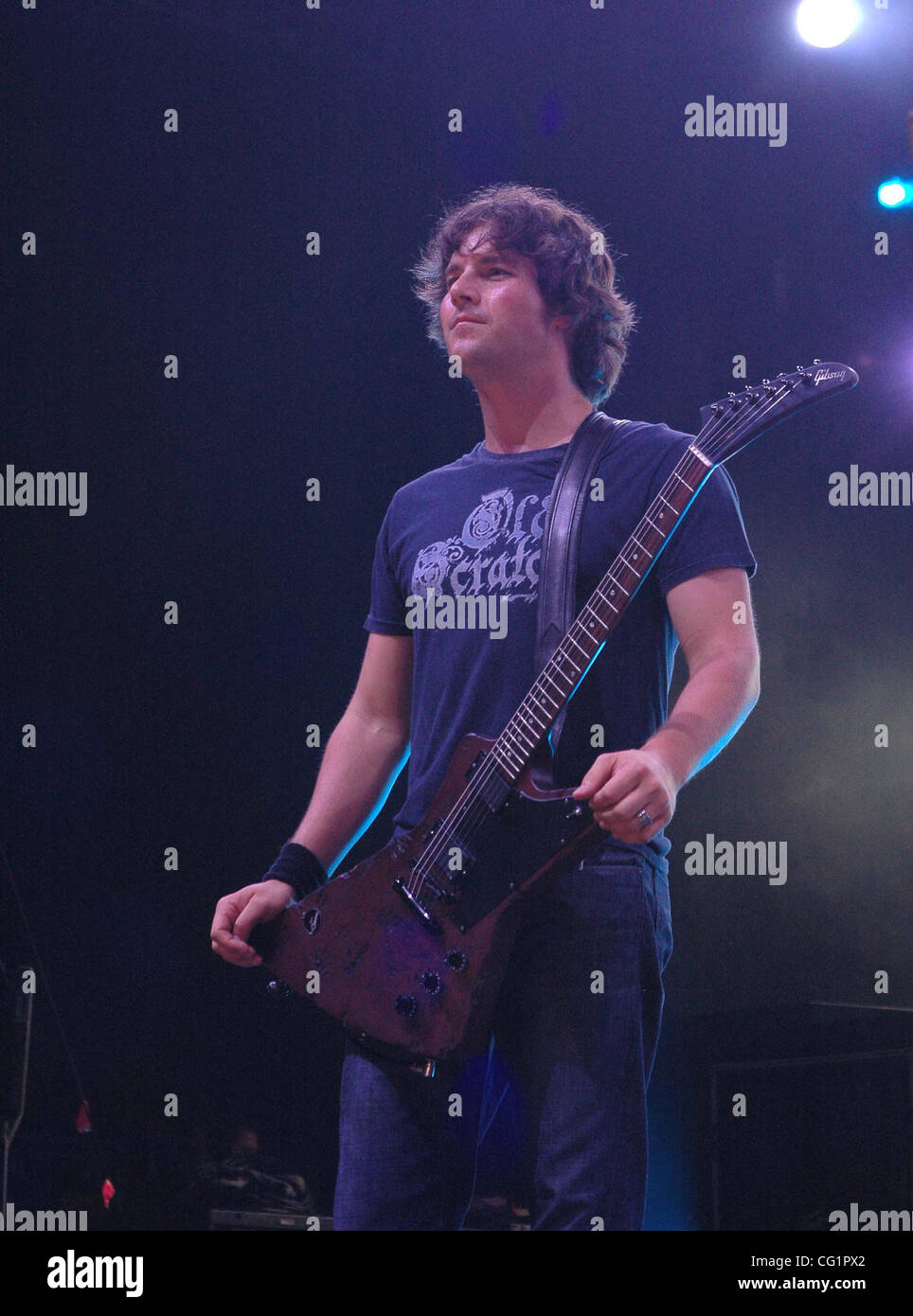 Nickelback performing live as their All The Right Reasons Tour makes a ...