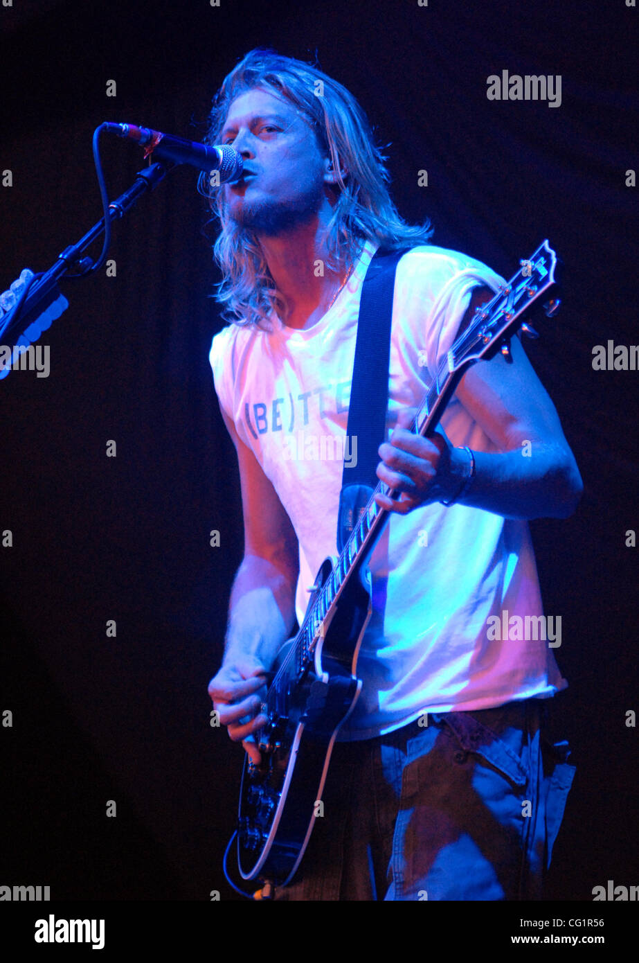 Aug 26, 2007 - Raleigh, NC, USA - Singer / Guitarist WES SCANTLIN of ...