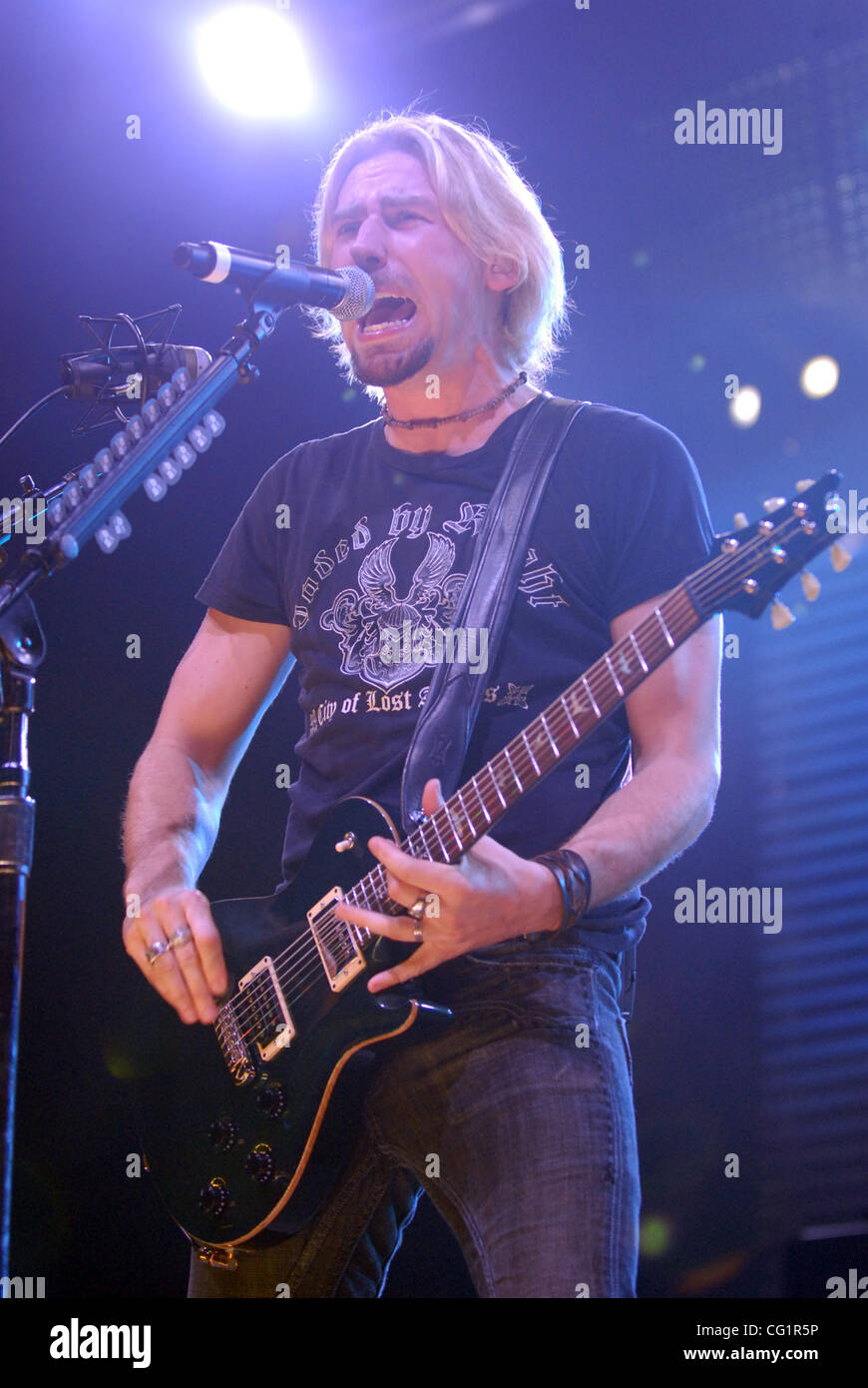 Aug 26, 2007 - Raleigh, NC, USA - Musician CHAD KROEGER of the band ...