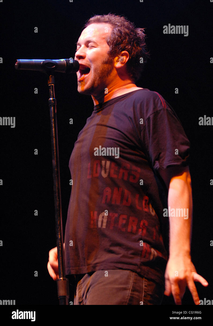 Aug 26, 2007 - Raleigh, NC, USA - Singer SCOTT ANDERSON of the band ...