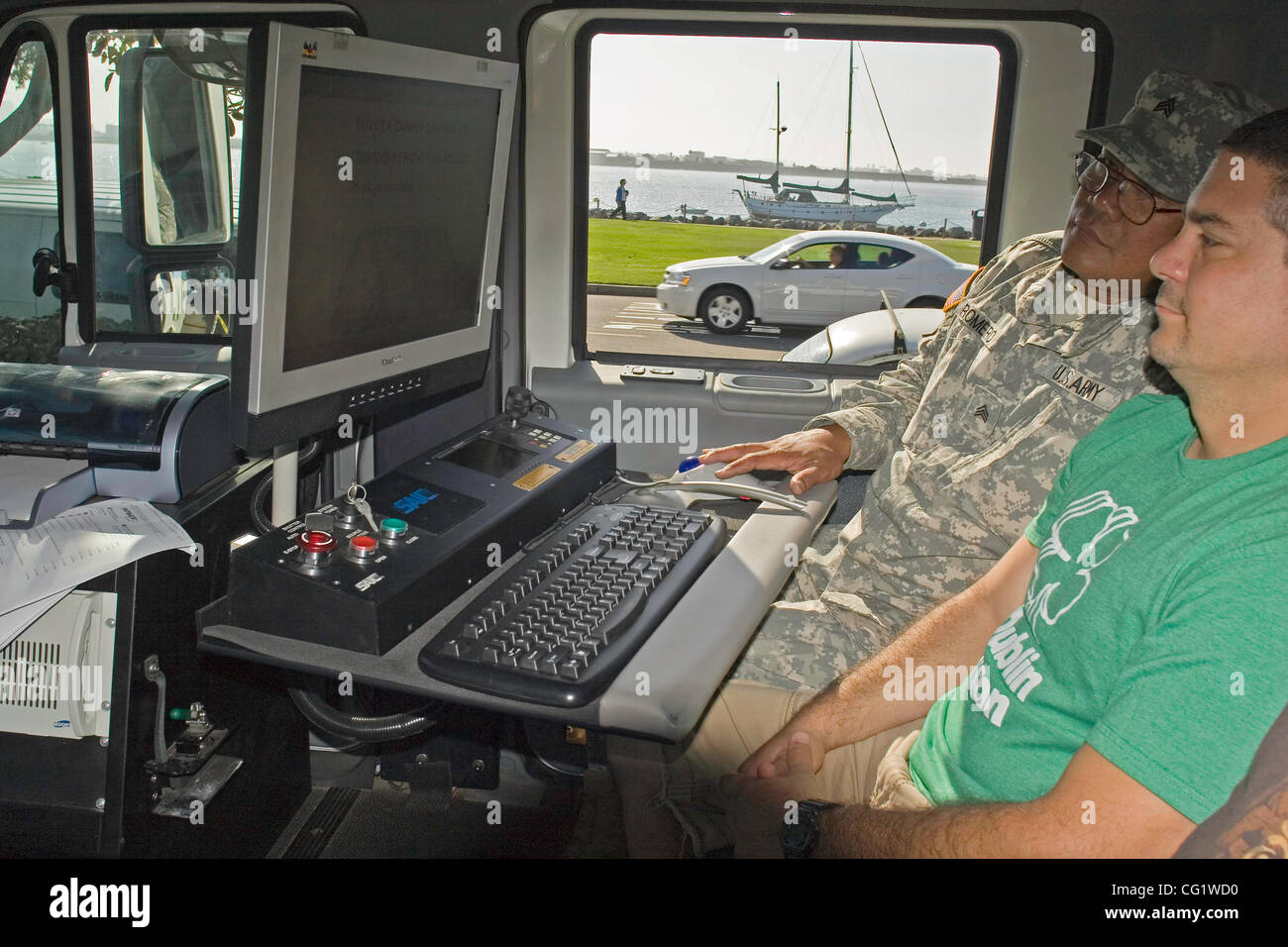 California's National guard demos The VACIS® 3 portable X-RAY machine ...