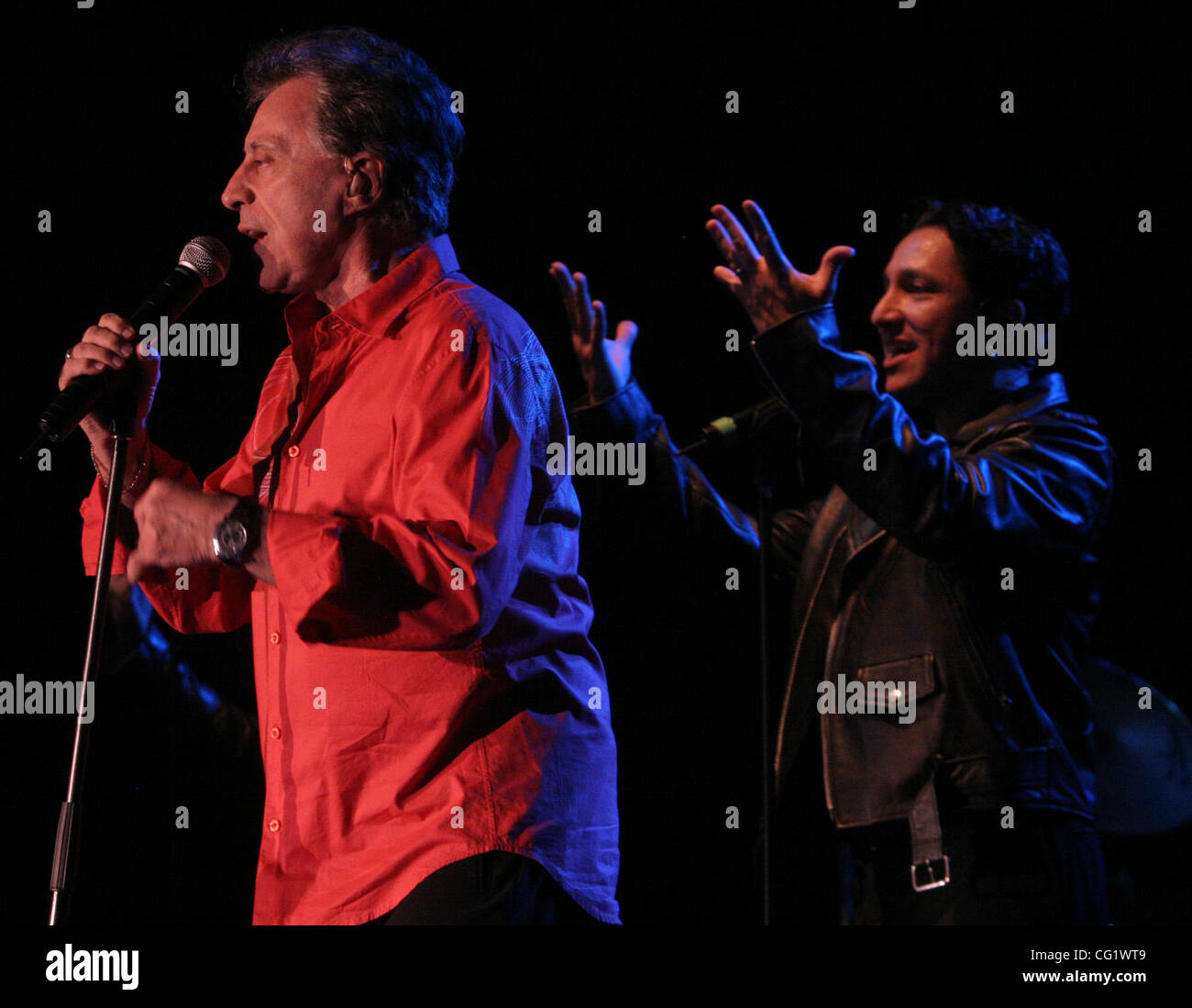 Frankie Valli and the Four Seasons on stage at Wente Vineyards in ...