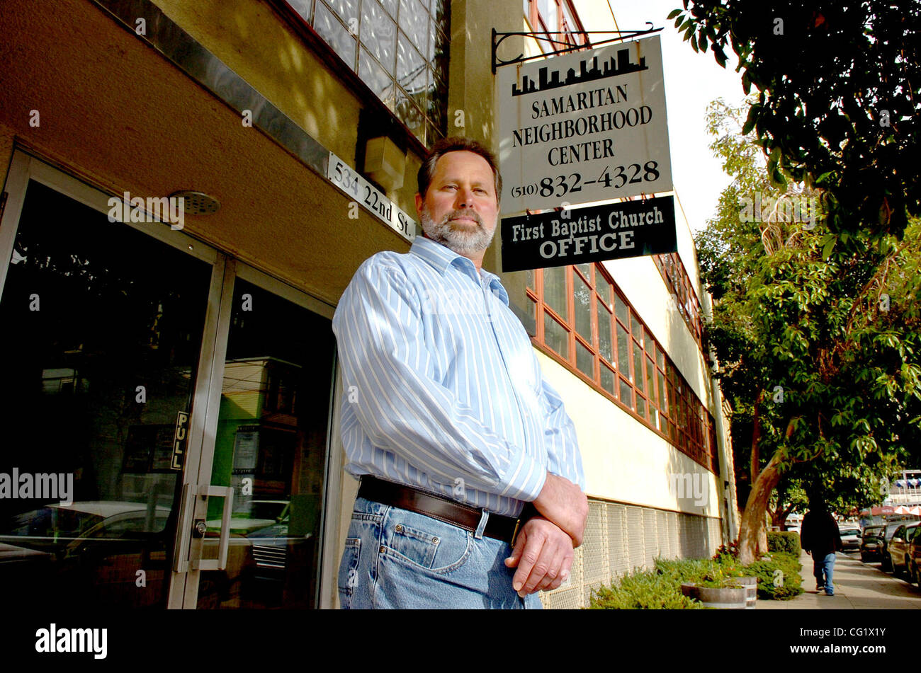 Steve Reimer Director of the Samaritan Neighborhood Center, stands in ...