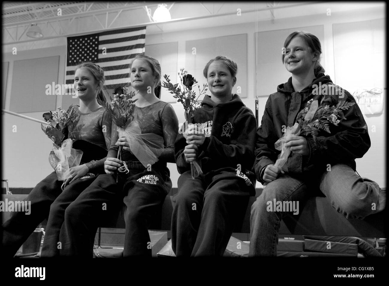 Buffalo, MN - 2/6/2006.The Durst Quadruplets - (LtoR) Megan, Kendra and ...